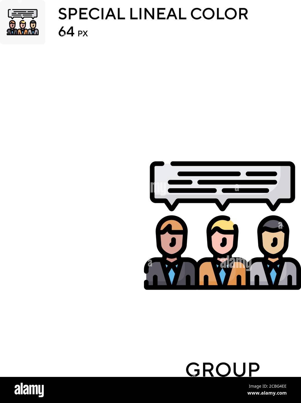 Group Simple vector icon. Group icons for your business project Stock ...