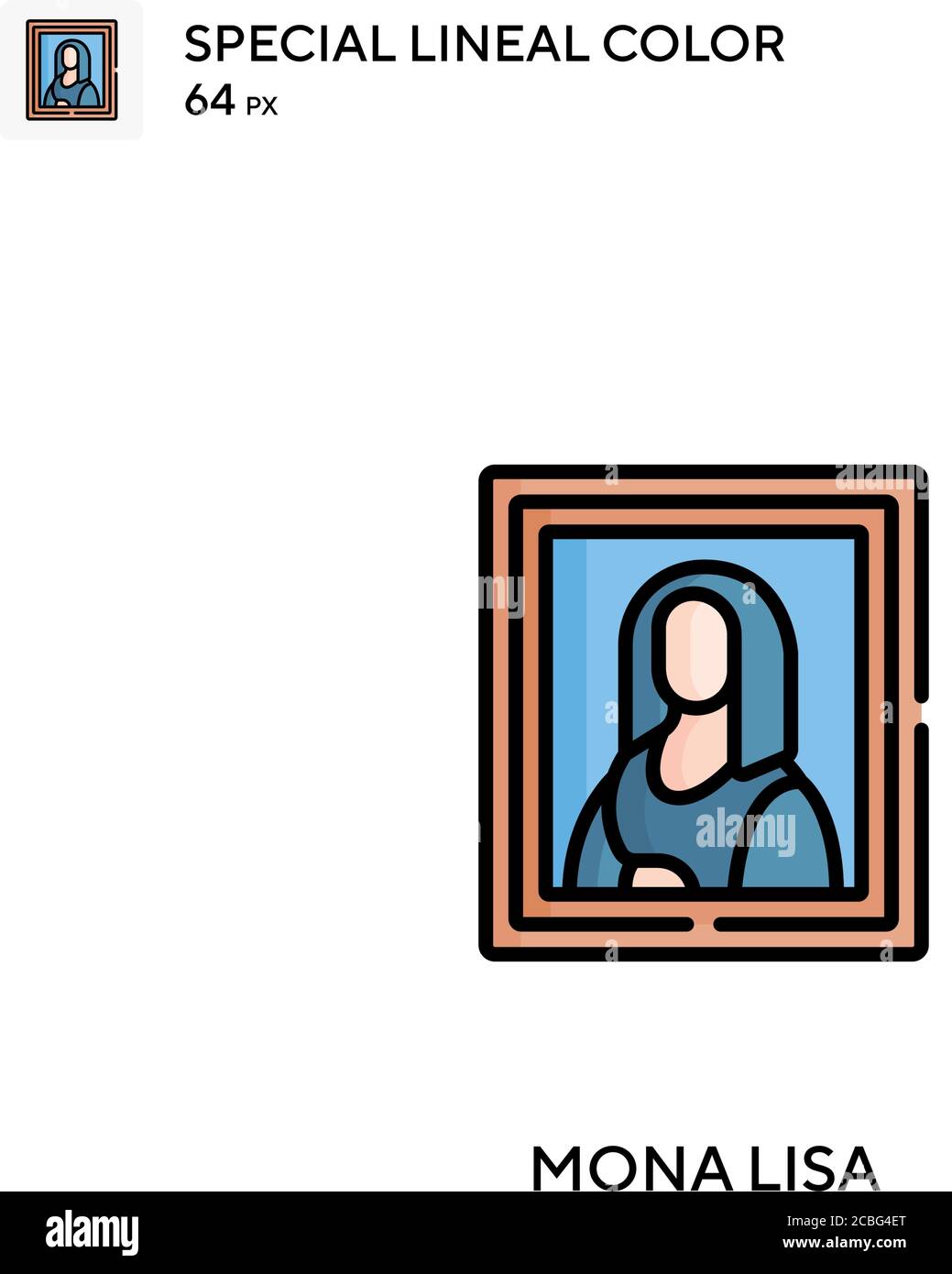 Mona lisa painting Stock Vector Images - Alamy