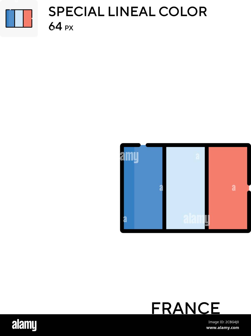 France Simple vector icon. France icons for your business project Stock ...