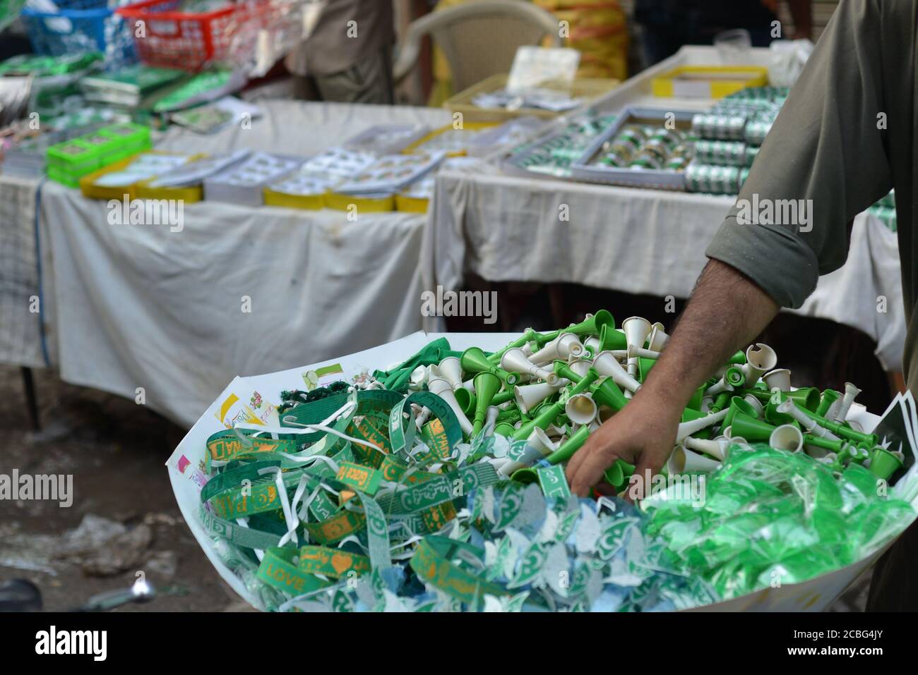 Flag printing market hi-res stock photography and images - Alamy