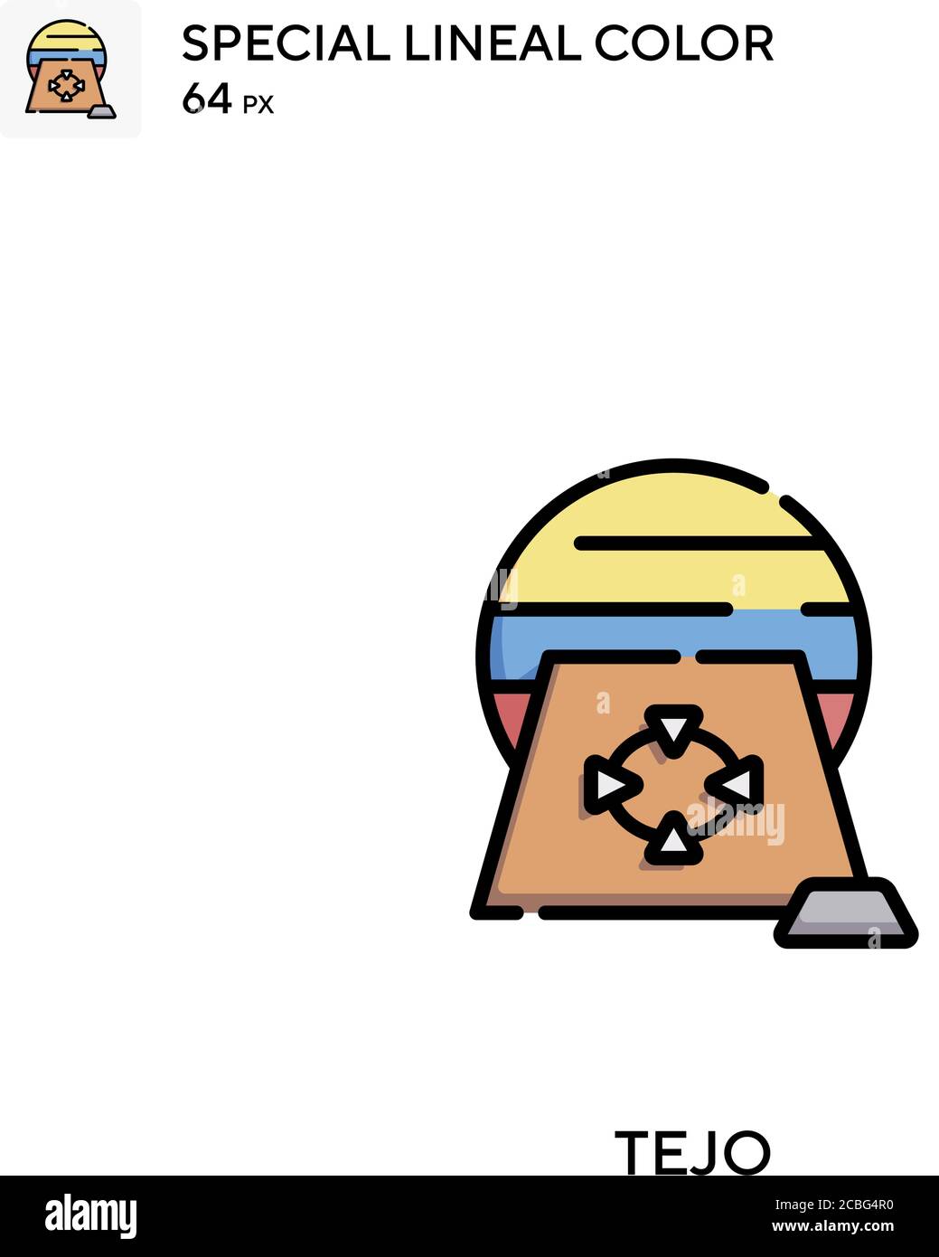 Tejo Simple vector icon. Tejo icons for your business project Stock ...