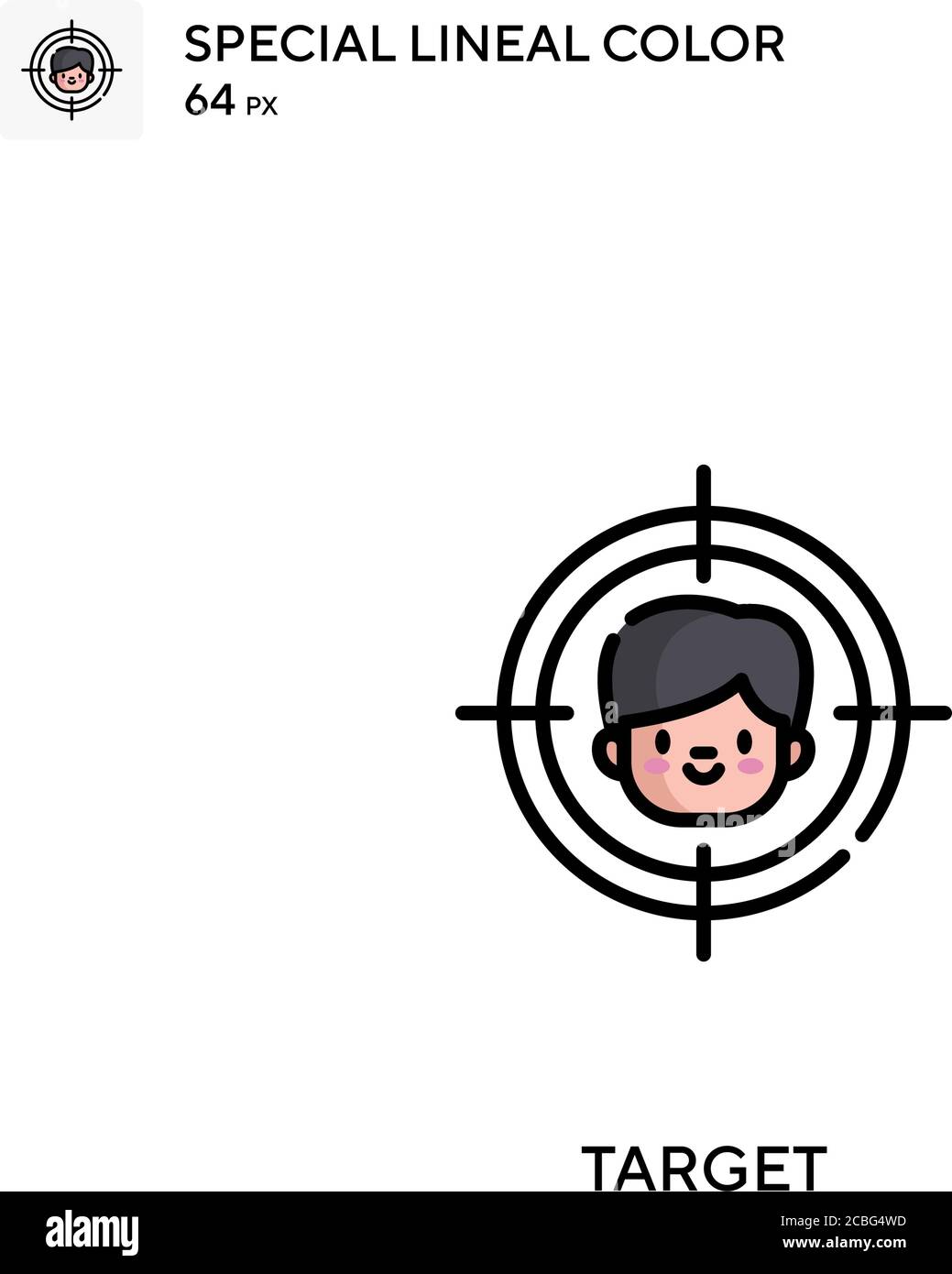 Target Simple vector icon. Target icons for your business project Stock ...