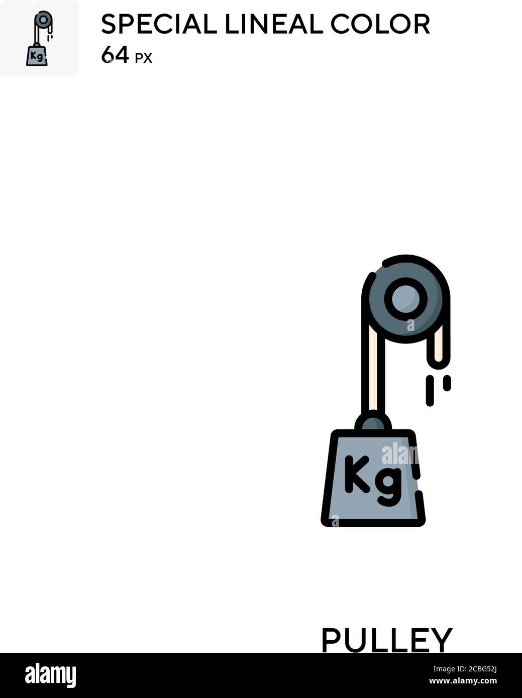 Pulley Simple vector icon. Pulley icons for your business project Stock Vector Image & Art - Alamy