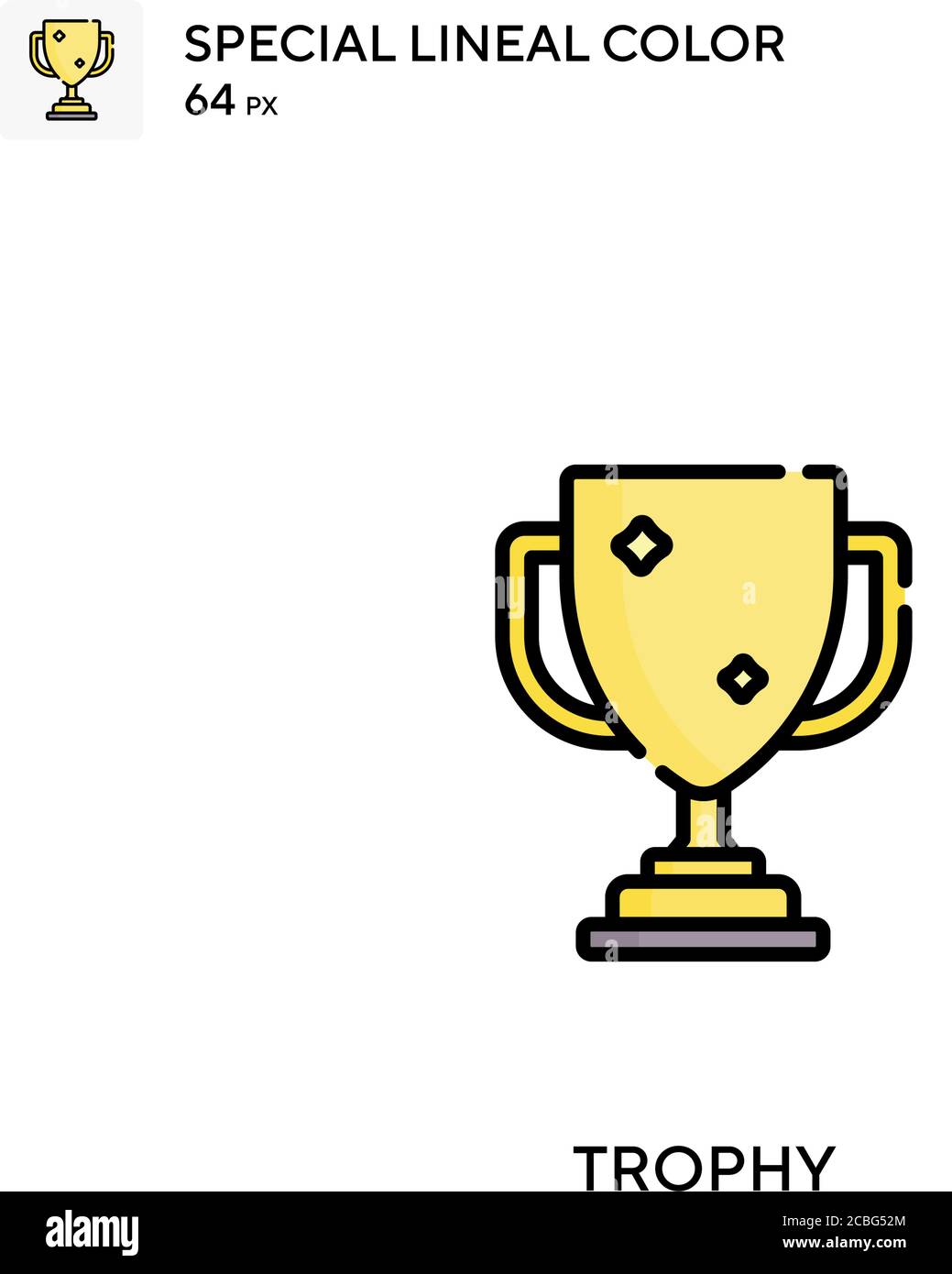 Trophy Simple vector icon. Trophy icons for your business project Stock ...