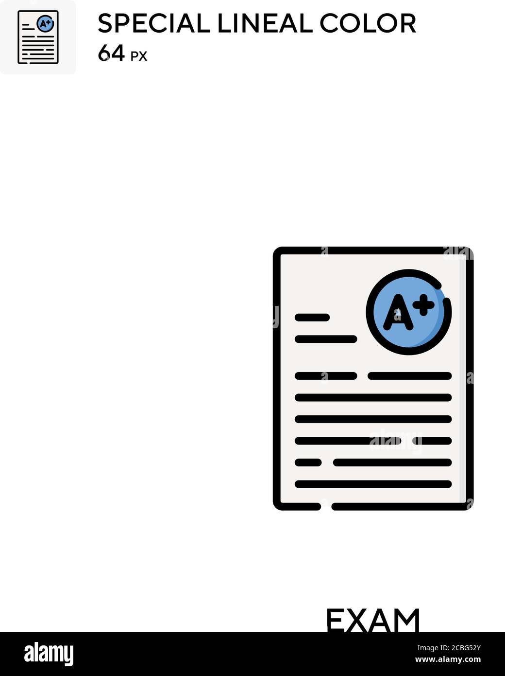 High school exam exams Stock Vector Images - Alamy