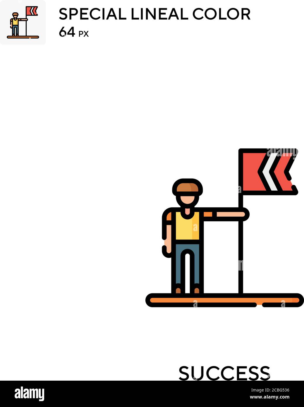 Success Simple vector icon. Success icons for your business project ...