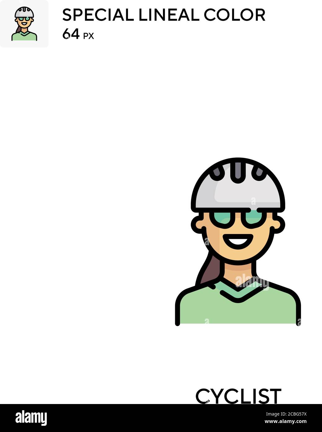 Female racing cyclist Stock Vector Images - Alamy