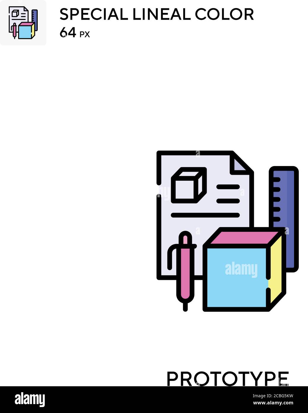 Prototype Simple vector icon. Prototype icons for your business project ...