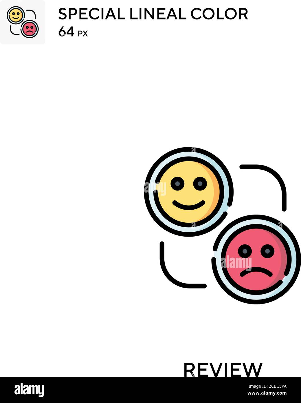 Review Simple vector icon. Review icons for your business project Stock ...