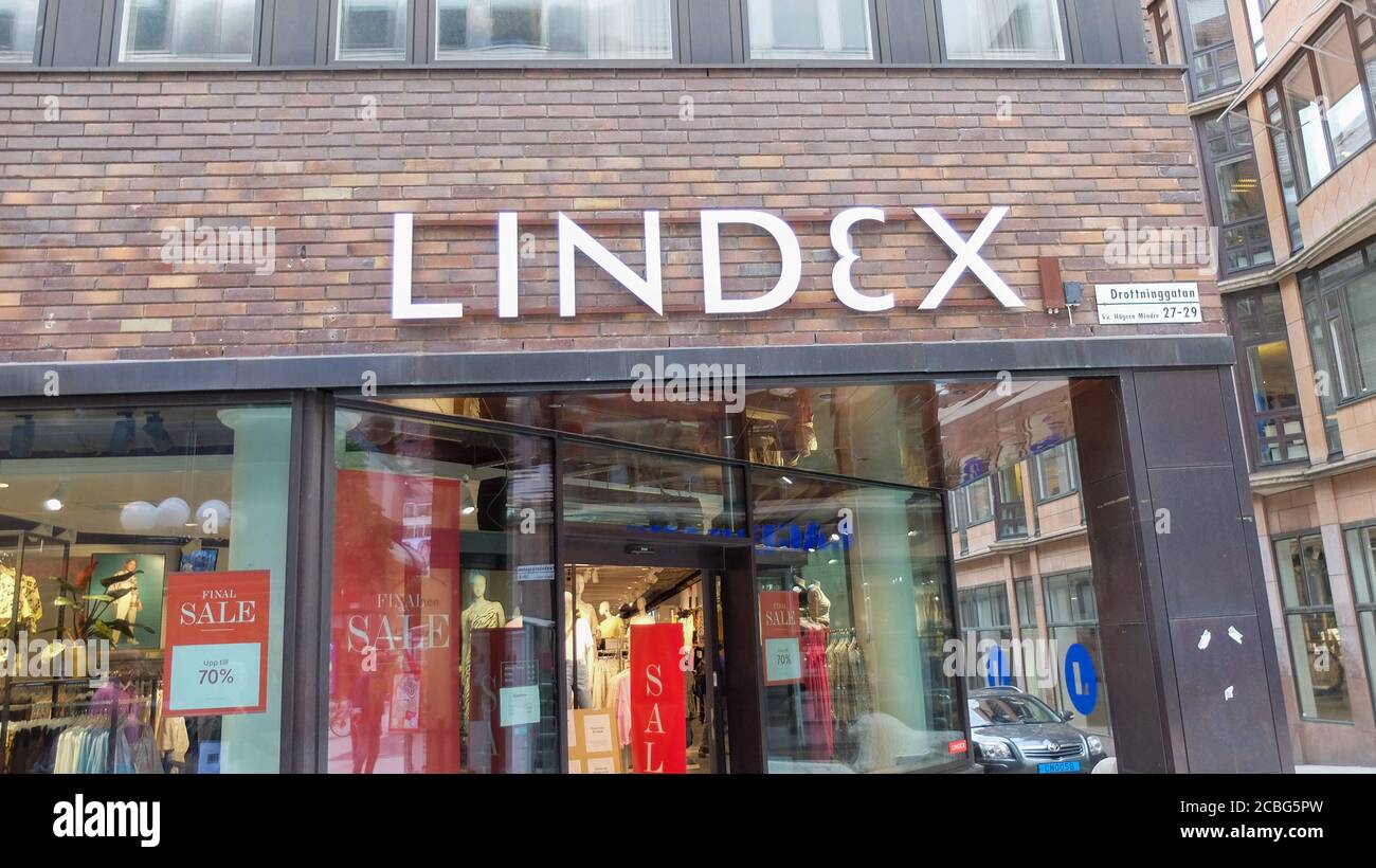 Lindex store front logo. Lindex is a Swedish owned fashion chain Stock ...