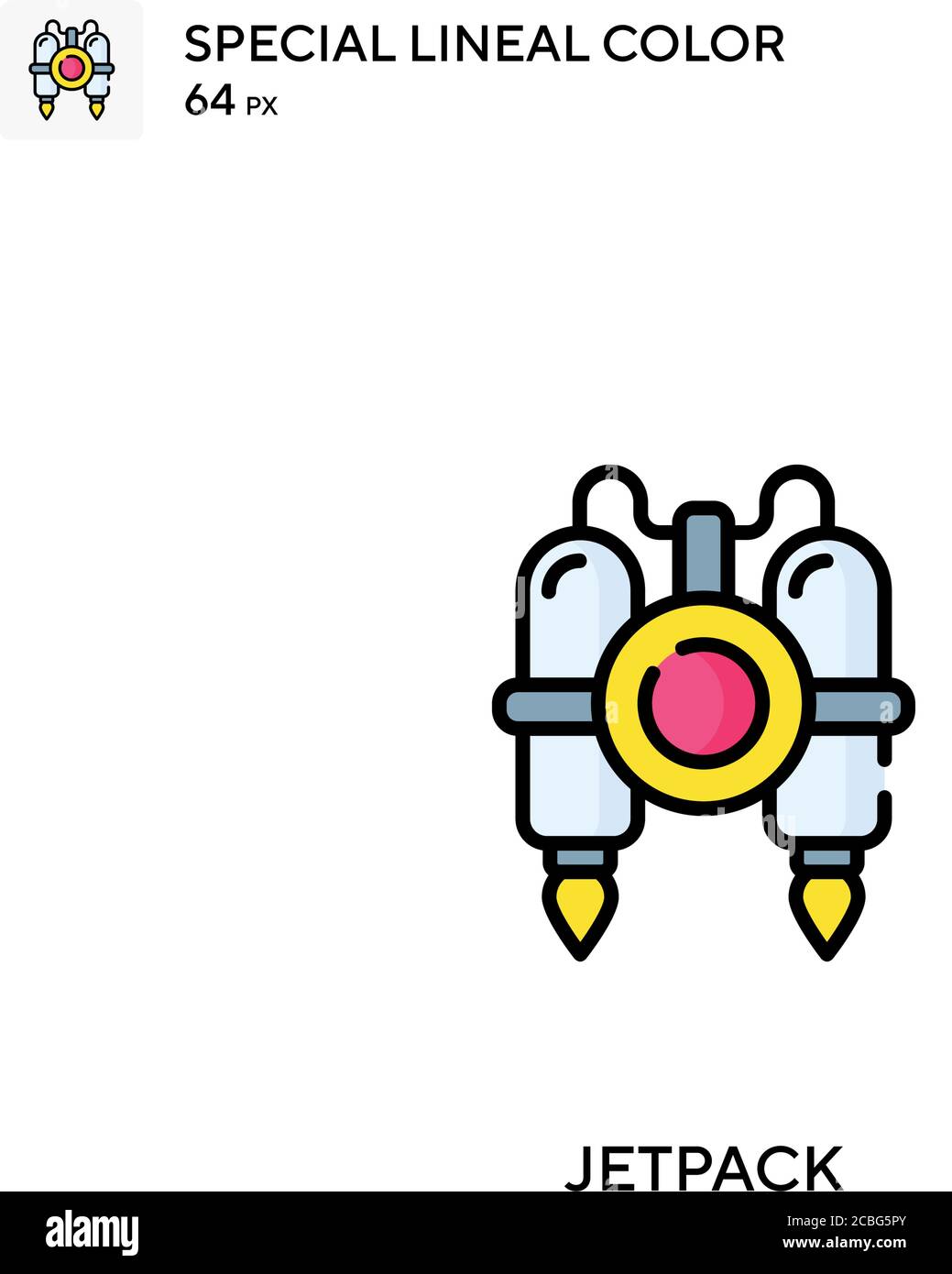 Jetpack Simple vector icon. Jetpack icons for your business project ...