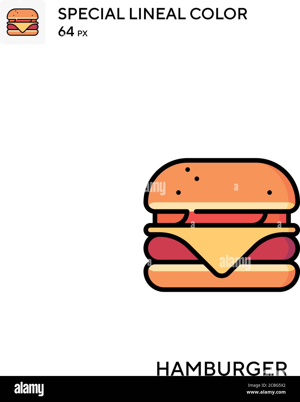 Hamburger Simple vector icon. Hamburger icons for your business project ...