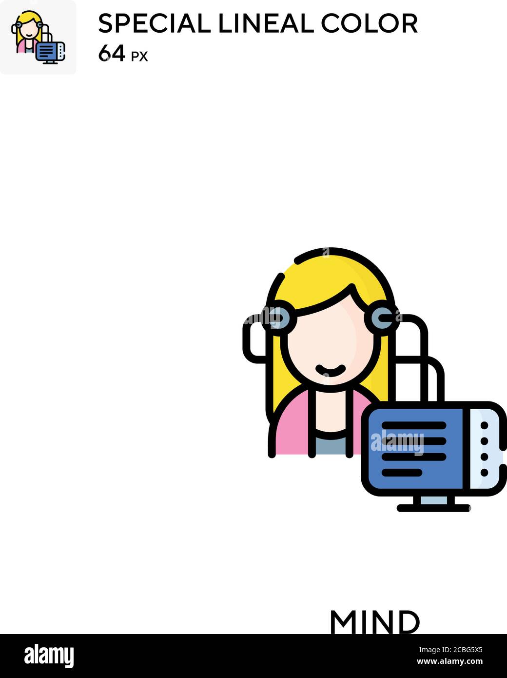 Mind Simple vector icon. Mind icons for your business project Stock ...