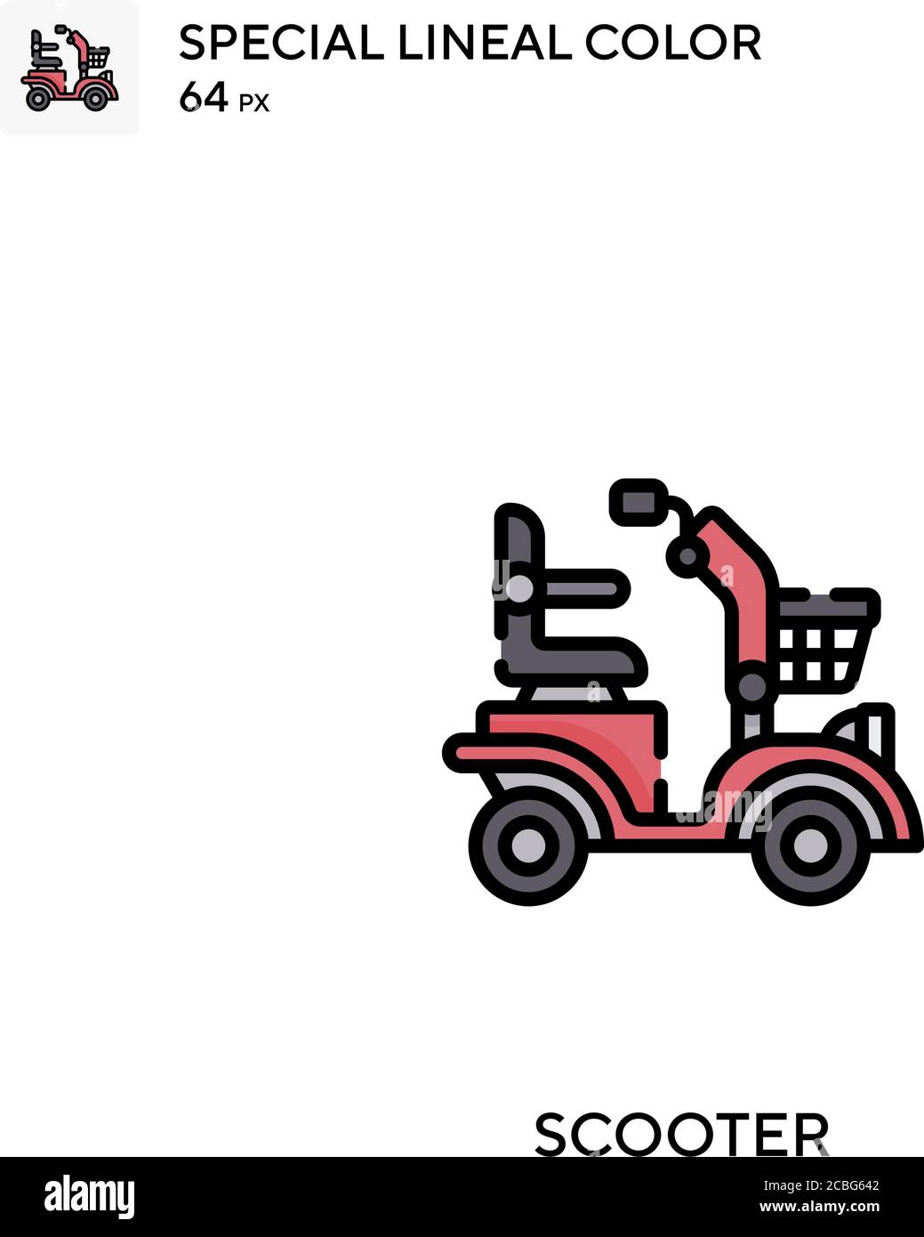 Scooter Simple vector icon. Scooter icons for your business project ...
