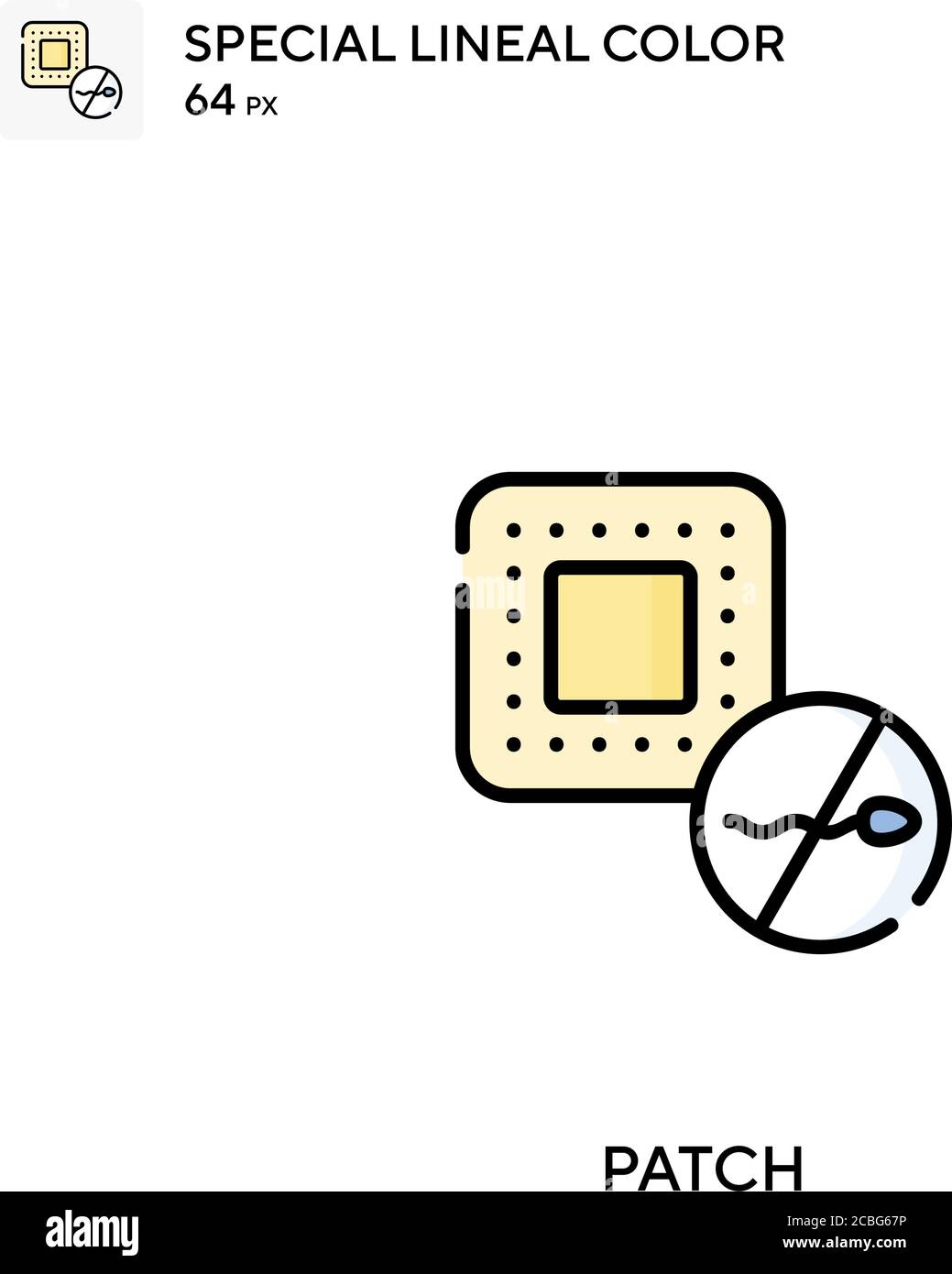 Patch Simple vector icon. Patch icons for your business project Stock ...