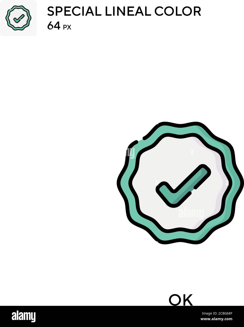 Ok Simple vector icon. Ok icons for your business project Stock Vector ...