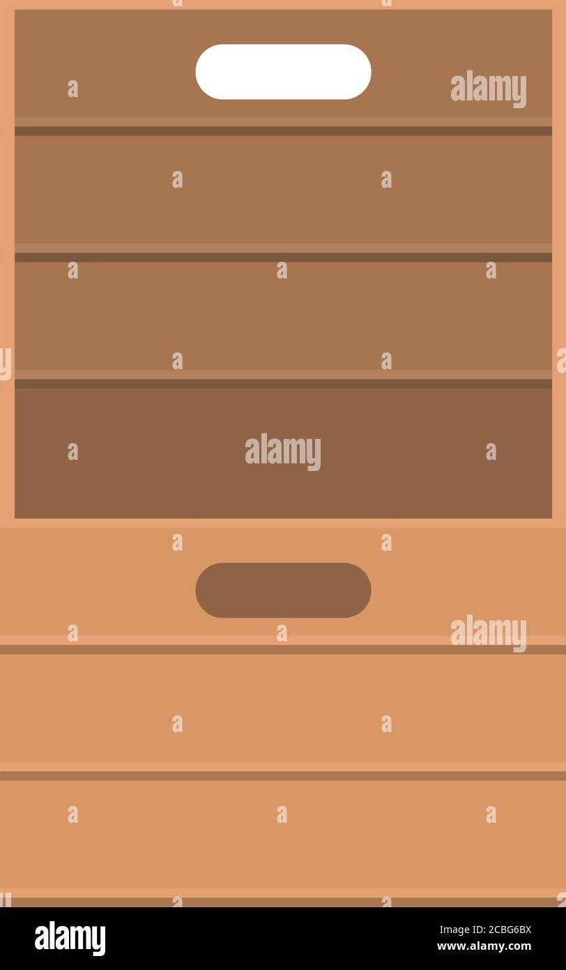 store wood box design of Shop supermarket and market theme Vector ...