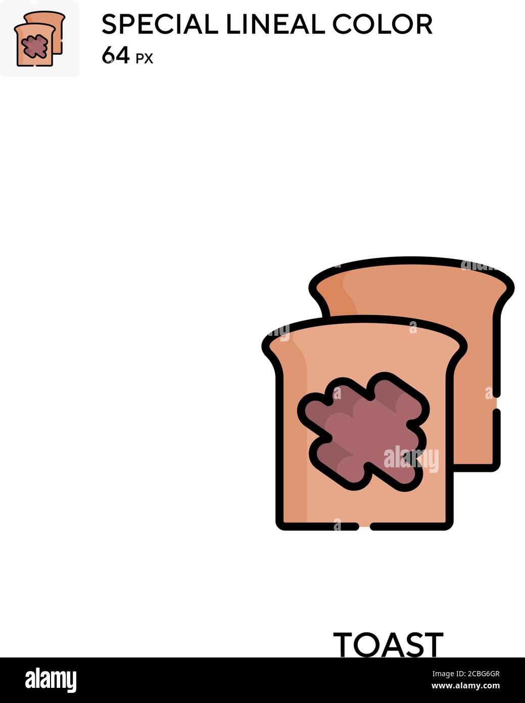 Man eating toast not woman Stock Vector Images - Alamy