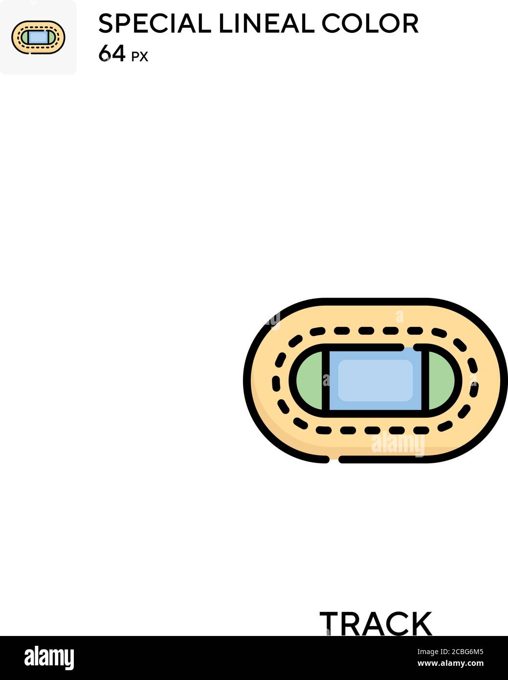 Track Simple vector icon. Track icons for your business project Stock ...