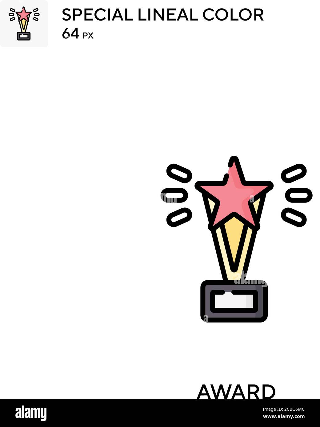 Award Simple vector icon. Award icons for your business project Stock ...