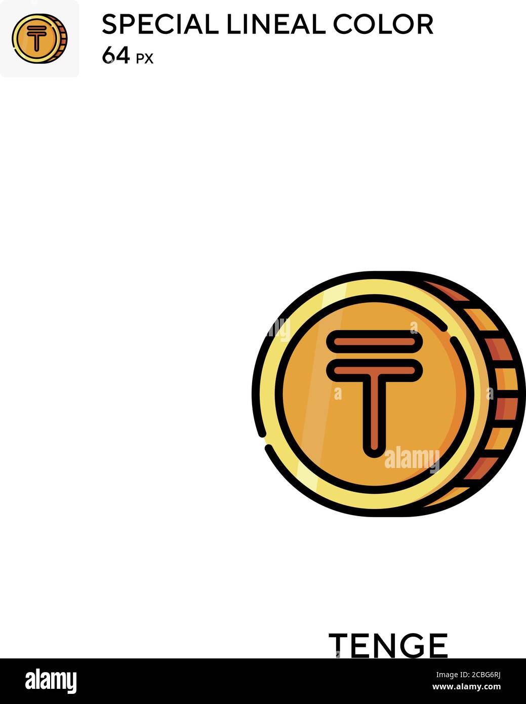 Tenge Simple vector icon. Tenge icons for your business project Stock ...