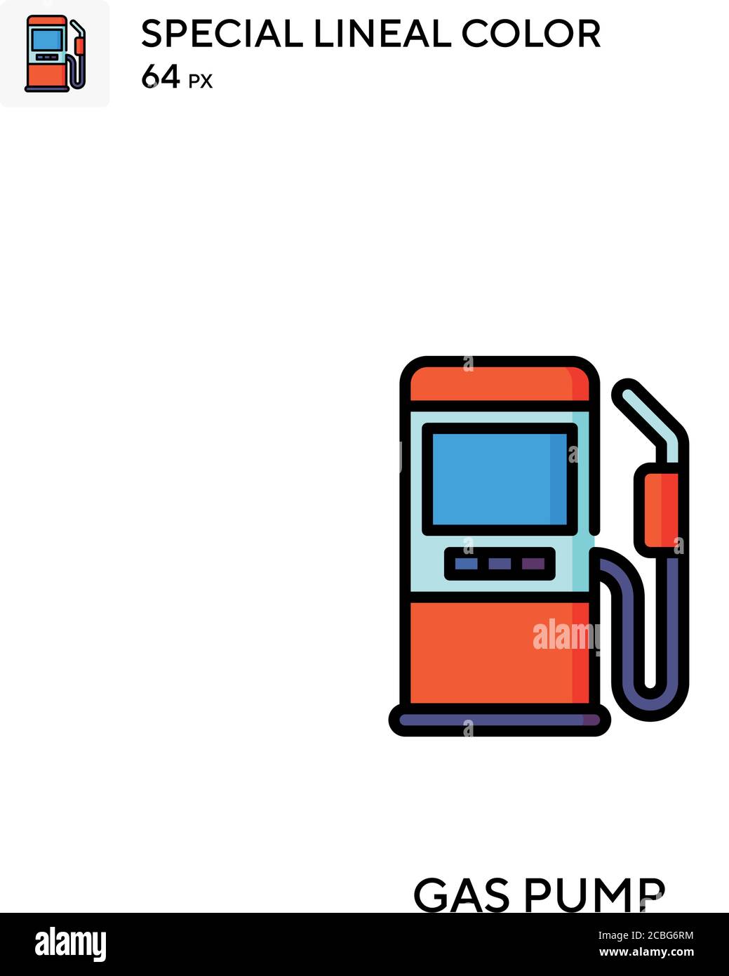 Gas pump Simple vector icon. Gas pump icons for your business project ...
