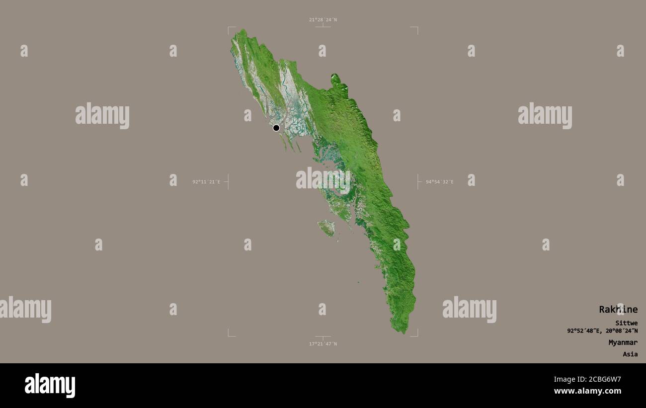 Arakan map hi-res stock photography and images - Alamy