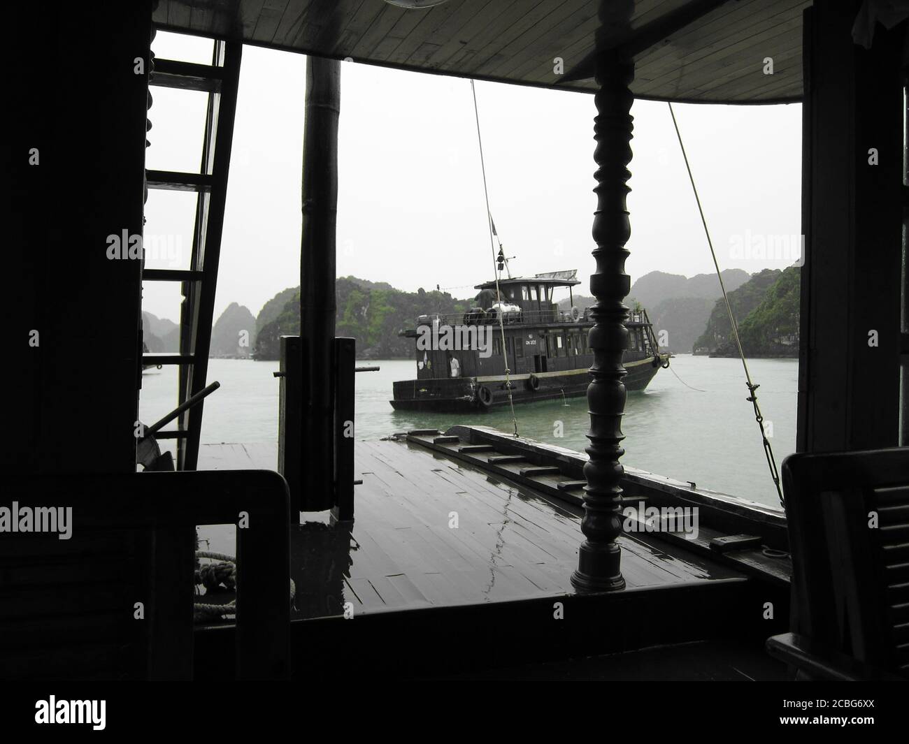 Beautiful Halong Bay after the rain Stock Photo - Alamy