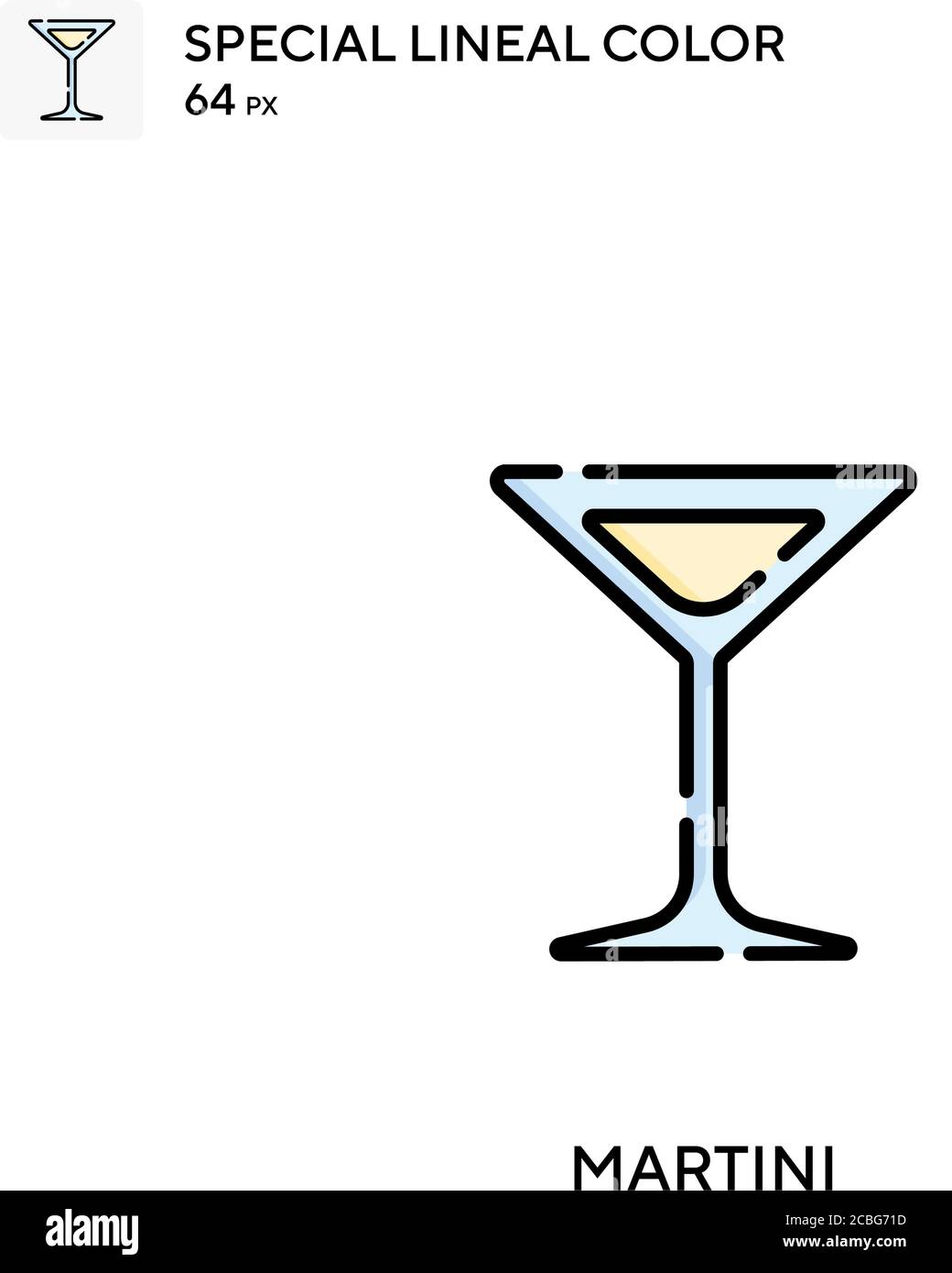 Martini Simple vector icon. Martini icons for your business project ...