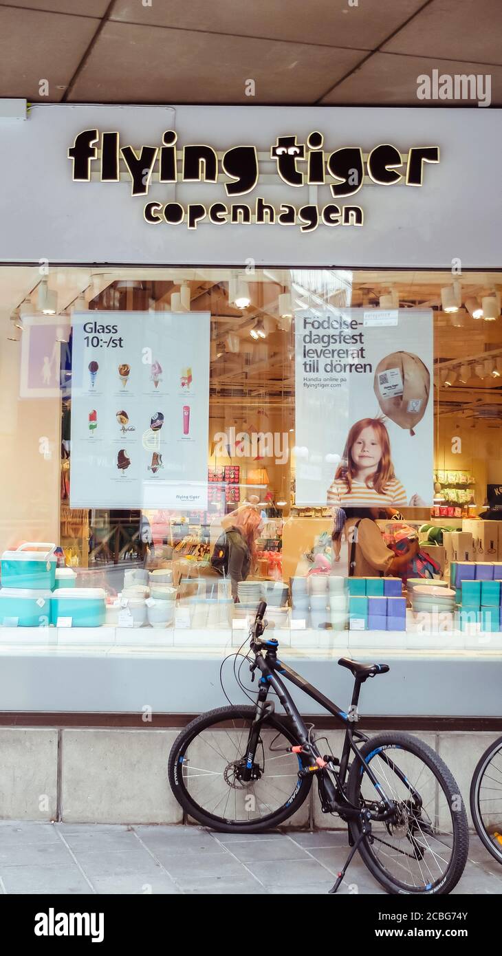 Flying Tiger store front. Flying Tiger Copenhagen is a Danish chain of ...
