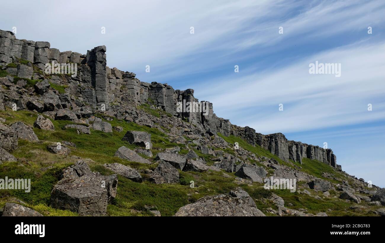 Columnar basalt cliffs hi-res stock photography and images - Alamy