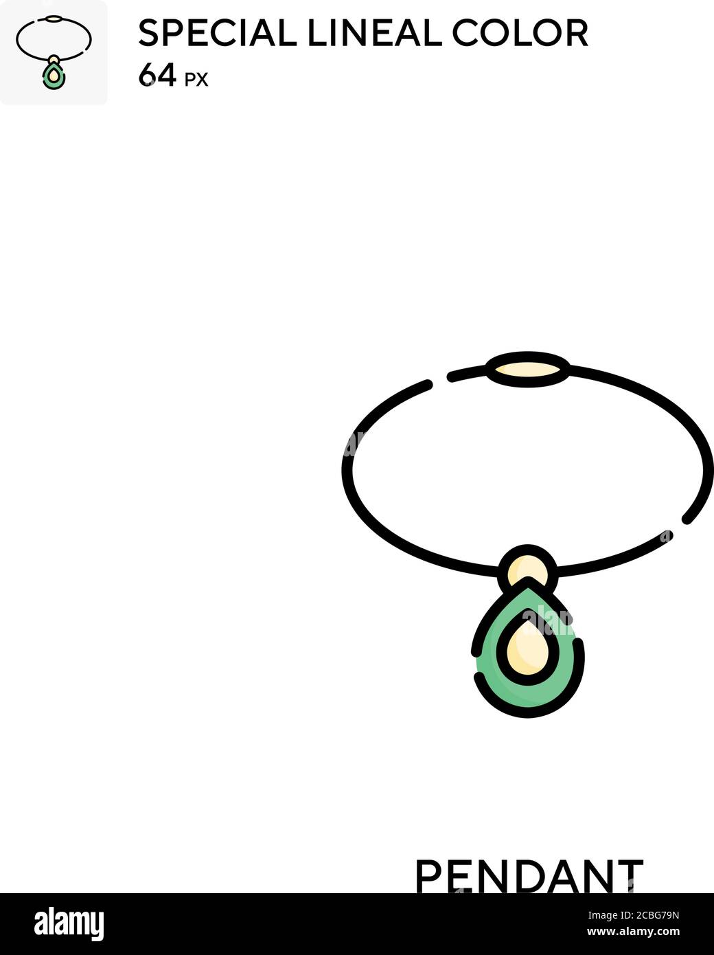 Pendant Simple vector icon. Pendant icons for your business project ...