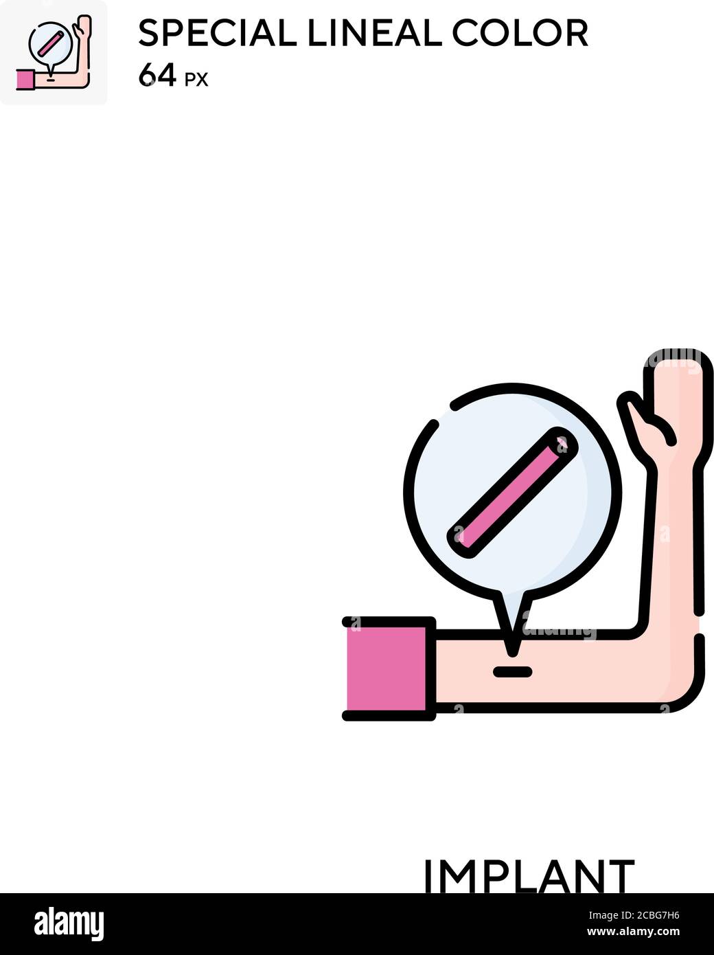 Implant Simple vector icon. Implant icons for your business project ...