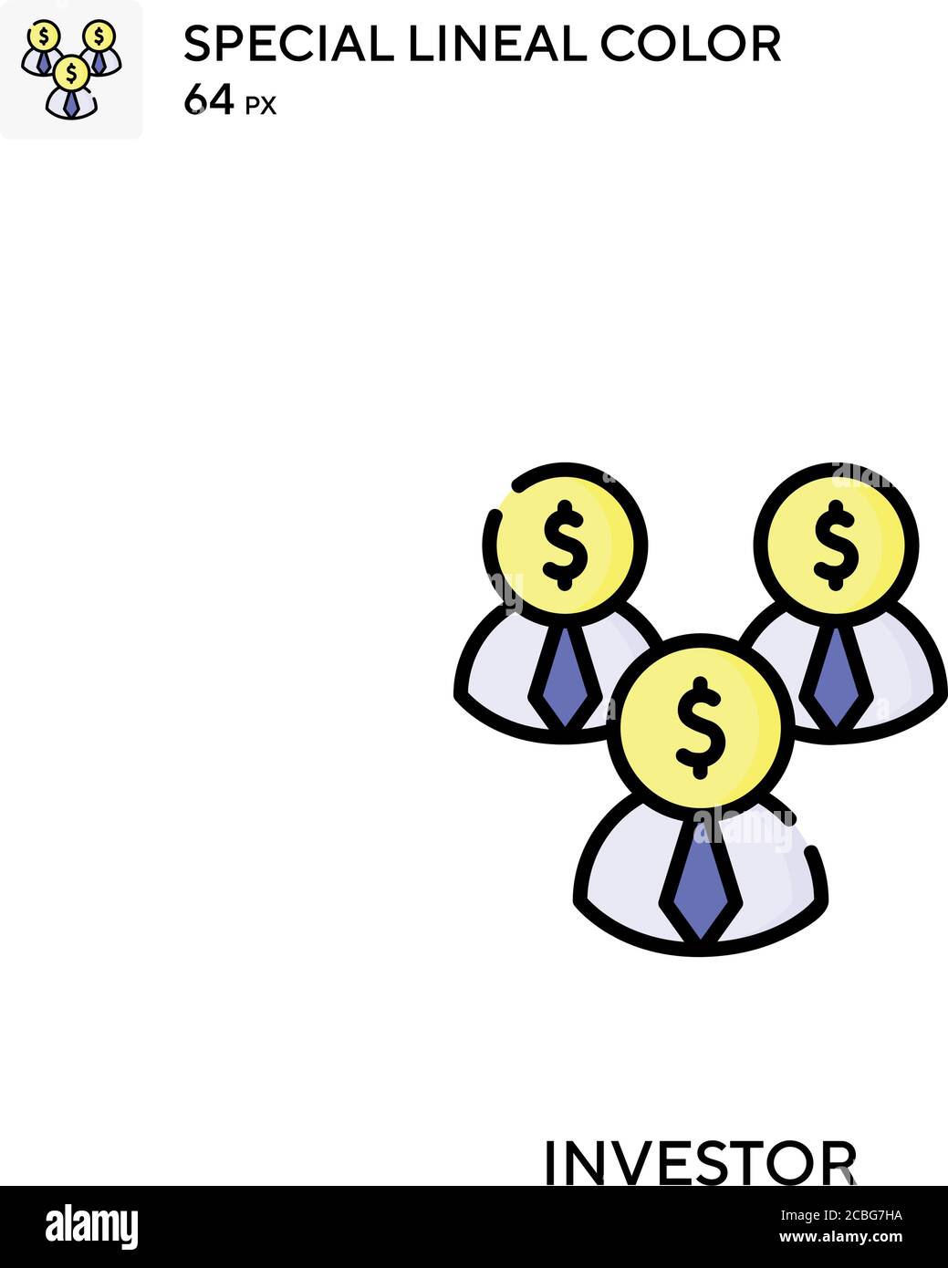 Investor Simple vector icon. Investor icons for your business project ...