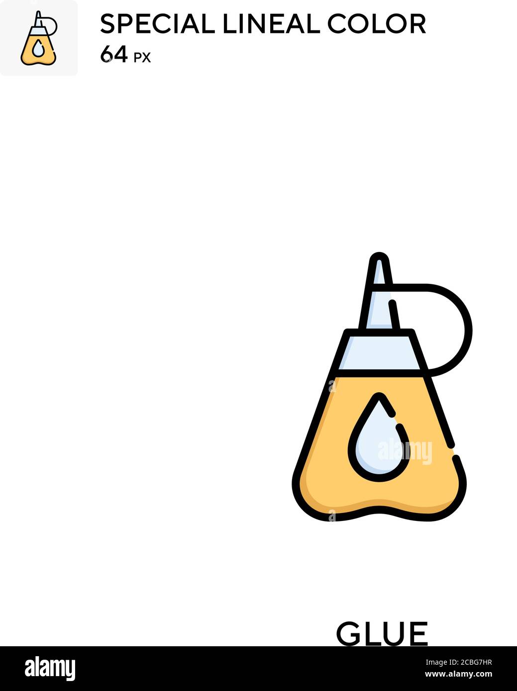 Glue Simple vector icon. Glue icons for your business project Stock ...