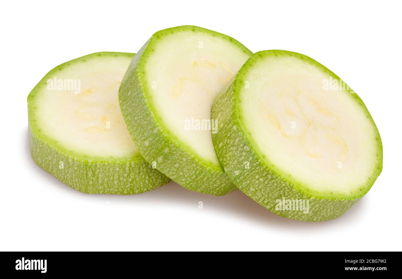 sliced marrow path isolated on white Stock Photo - Alamy