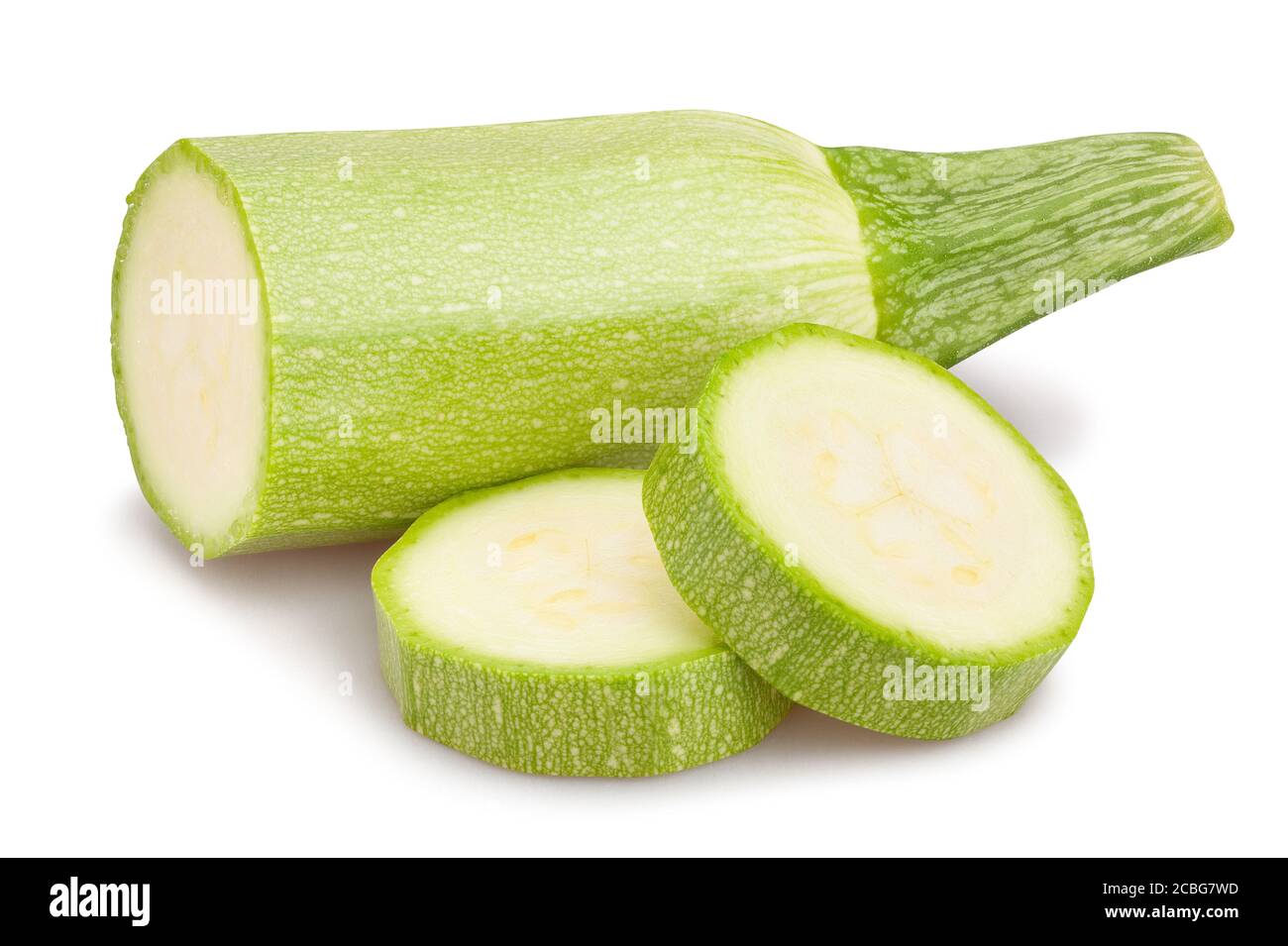 sliced marrow path isolated on white Stock Photo - Alamy