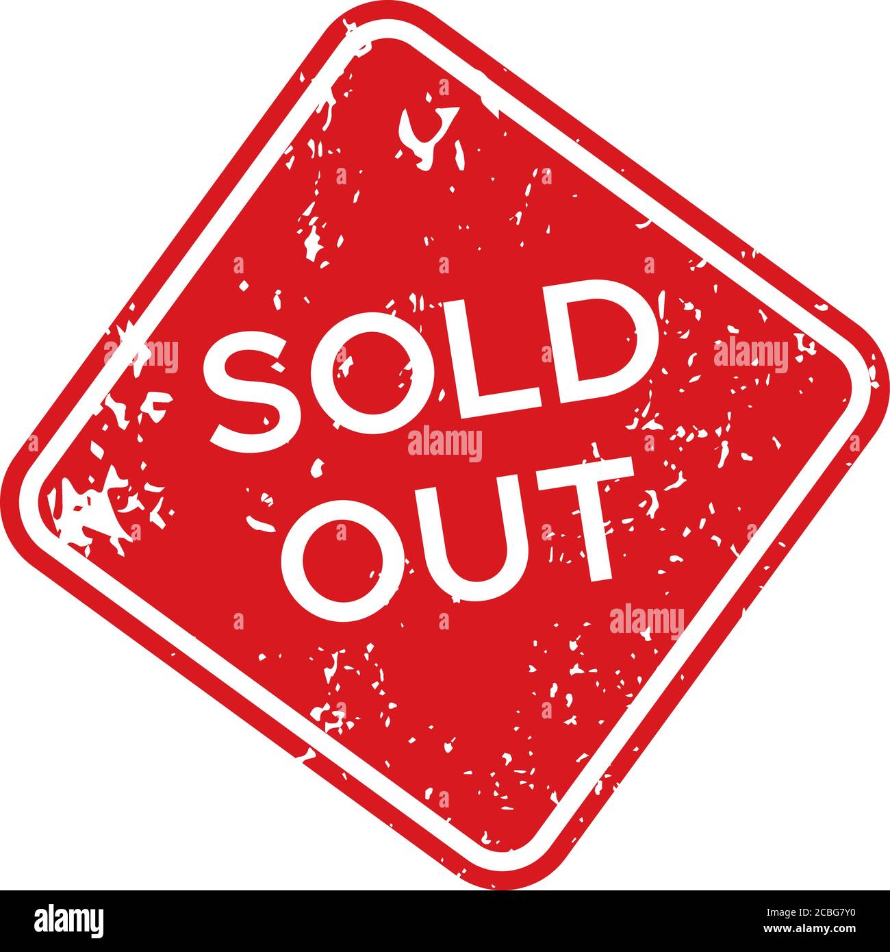 Red sold out rubber stamp. Isolated vector Stock Vector Image & Art - Alamy