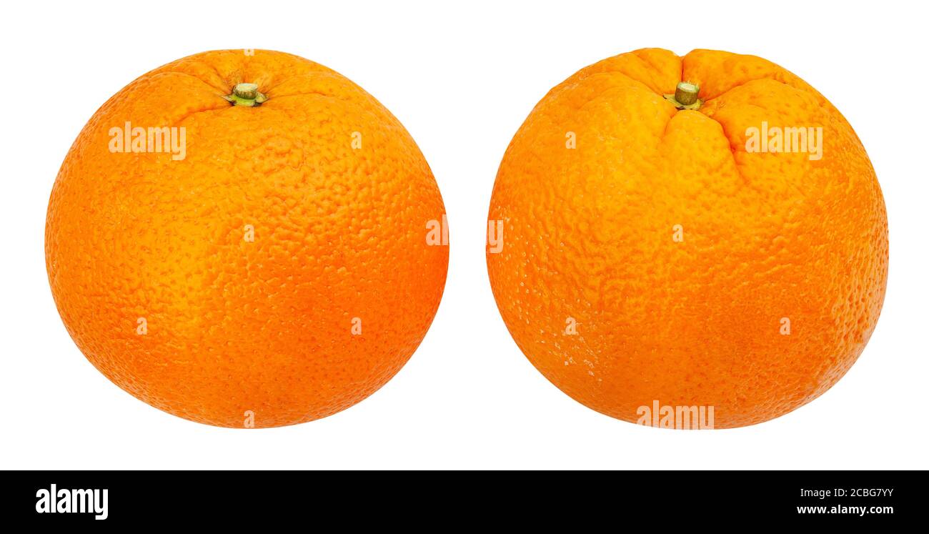 orange fruit path isolated on white Stock Photo - Alamy