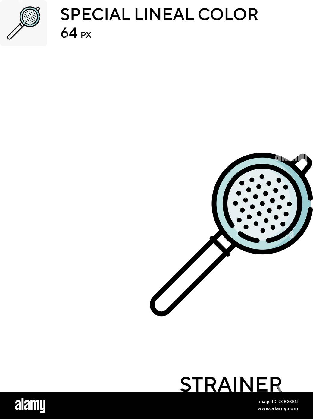 Strainer Simple vector icon. Strainer icons for your business project ...