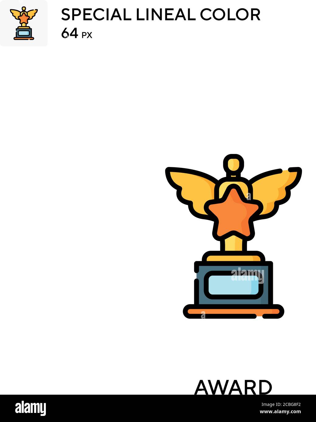 Award Simple vector icon. Award icons for your business project Stock ...