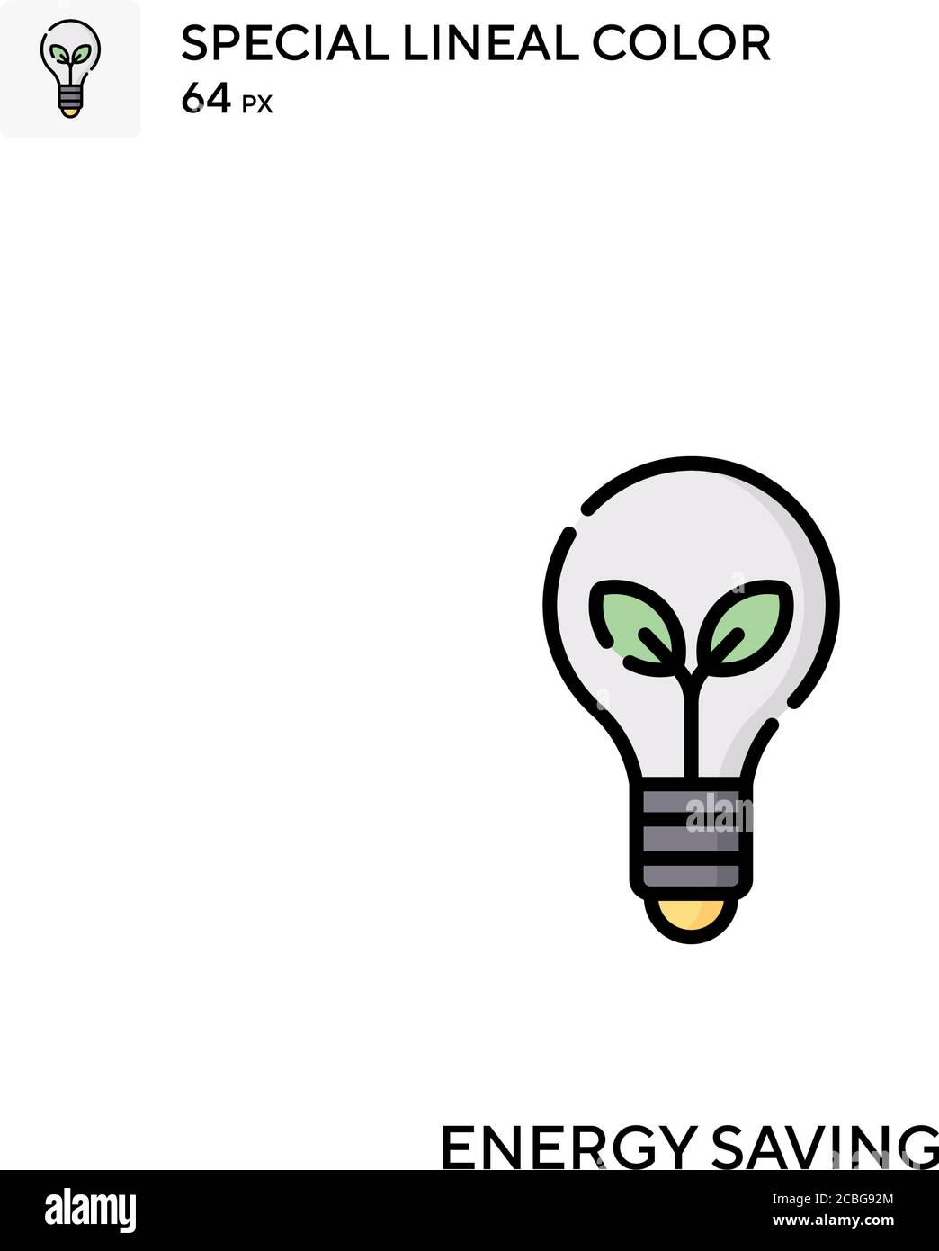 Energy saving Simple vector icon. Energy saving icons for your business ...