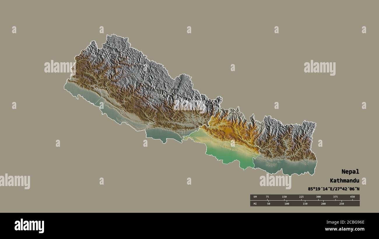Central asia relief map hi-res stock photography and images - Alamy