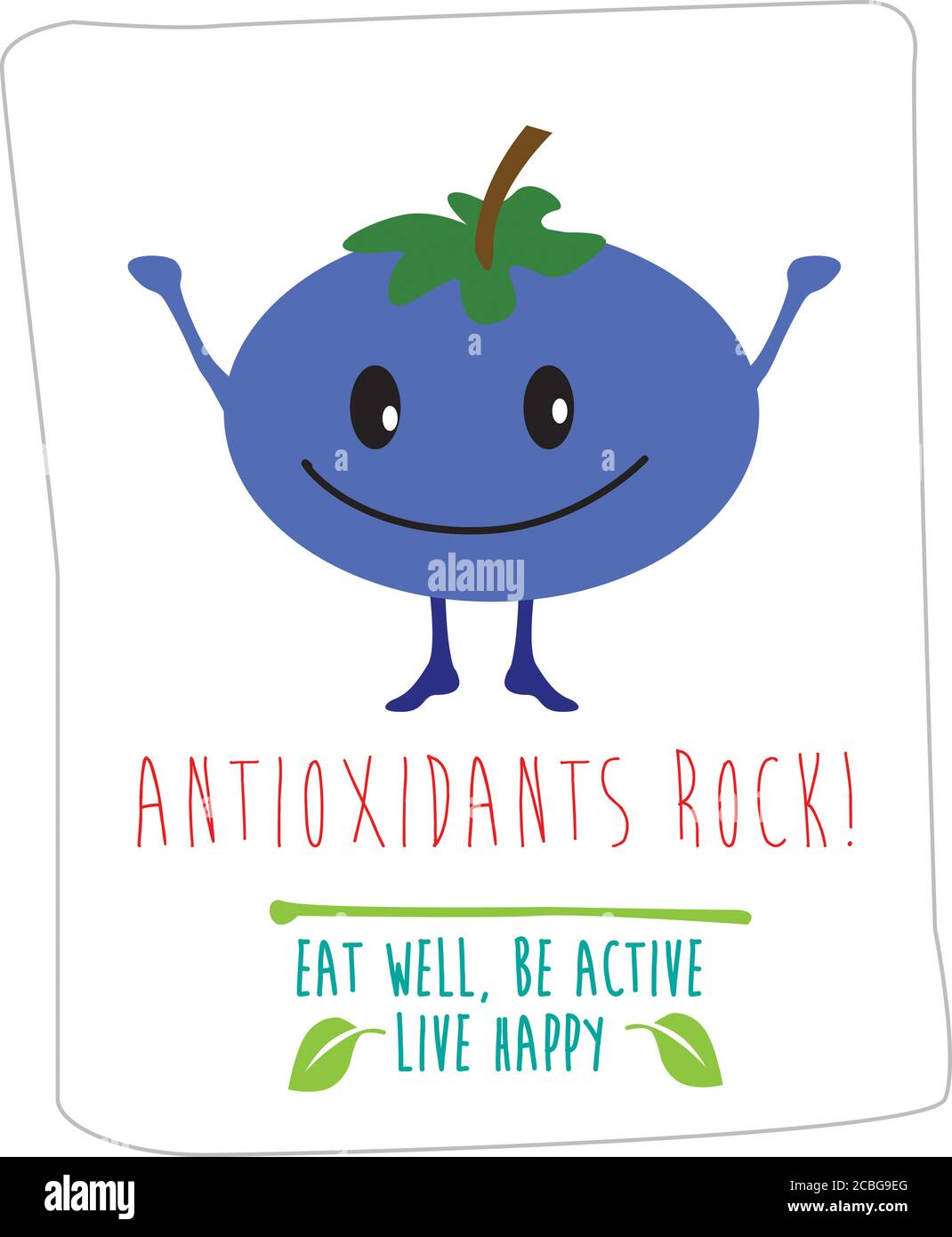 Cartoon blueberry hi-res stock photography and images - Alamy