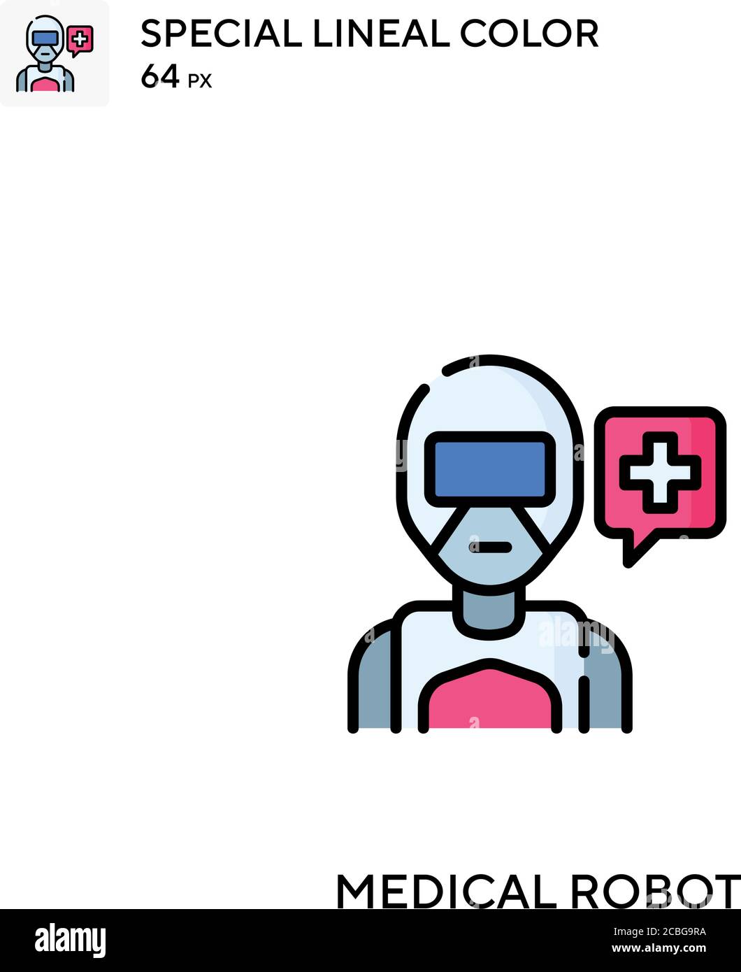 Medical robot Simple vector icon. Medical robot icons for your business ...