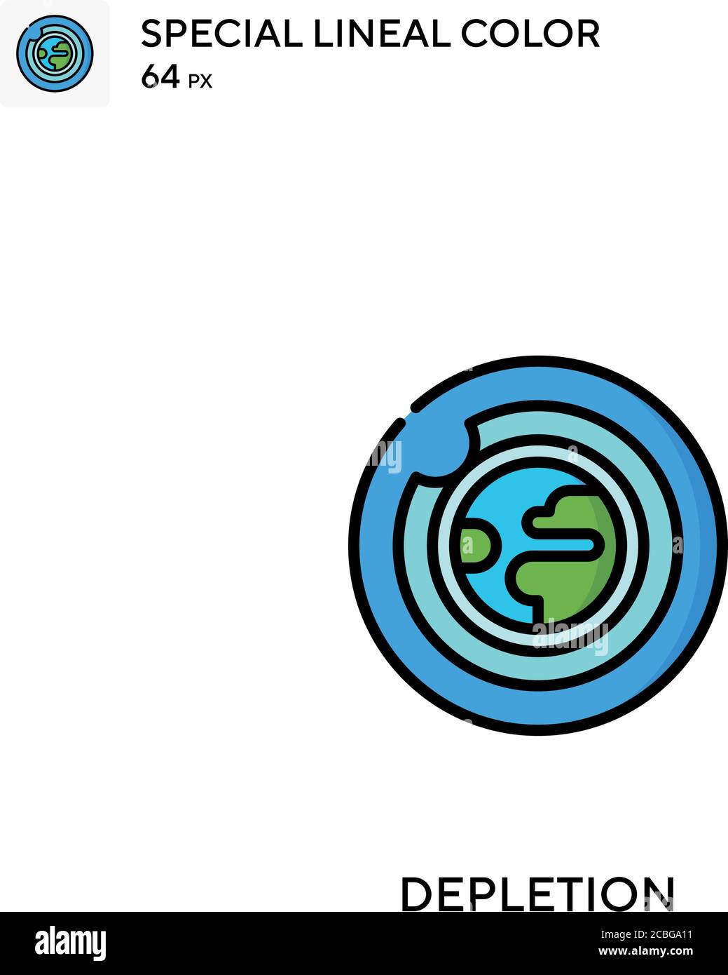 Depletion Simple vector icon. Depletion icons for your business project ...