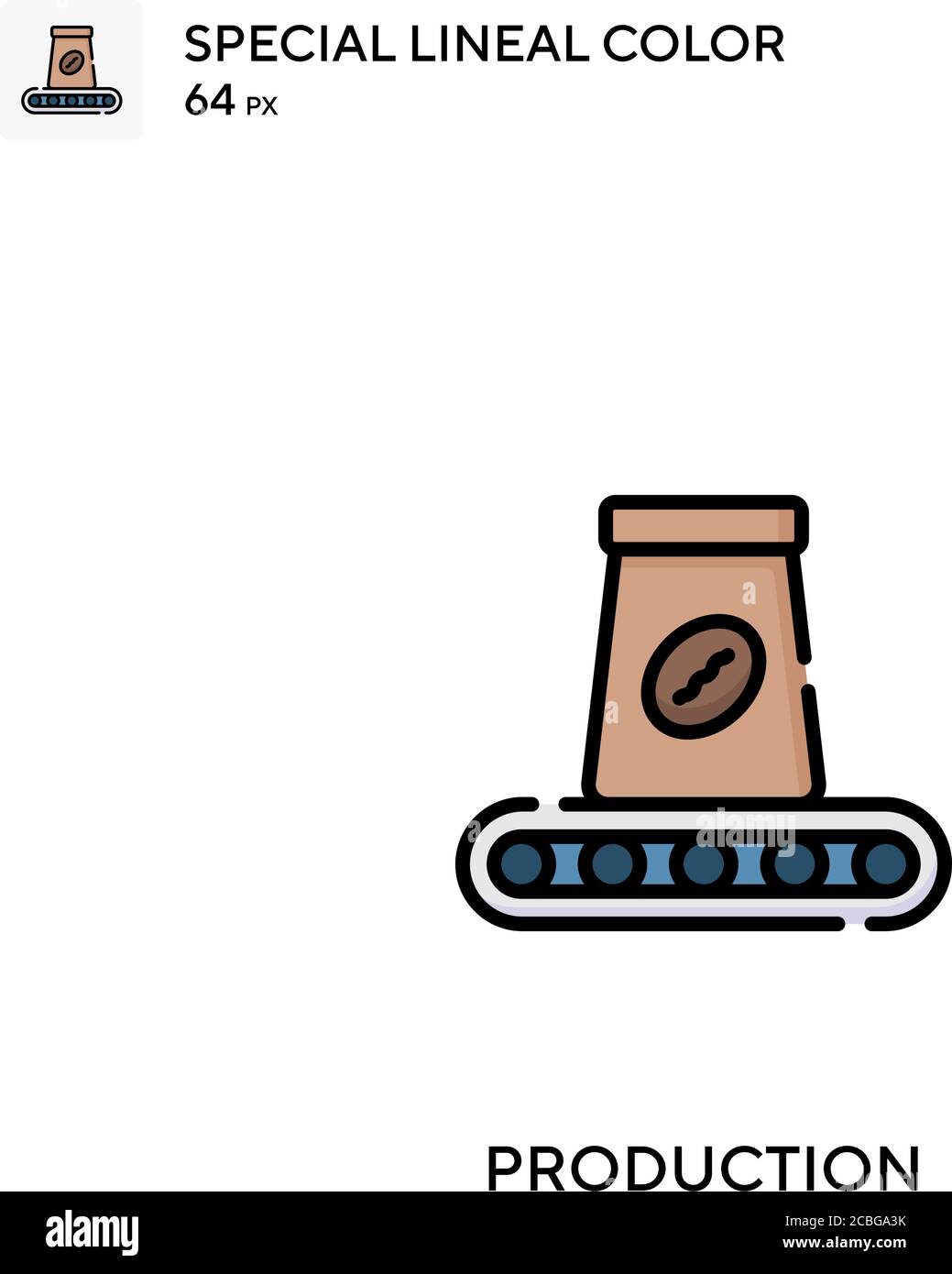 Production Simple vector icon. Production icons for your business ...