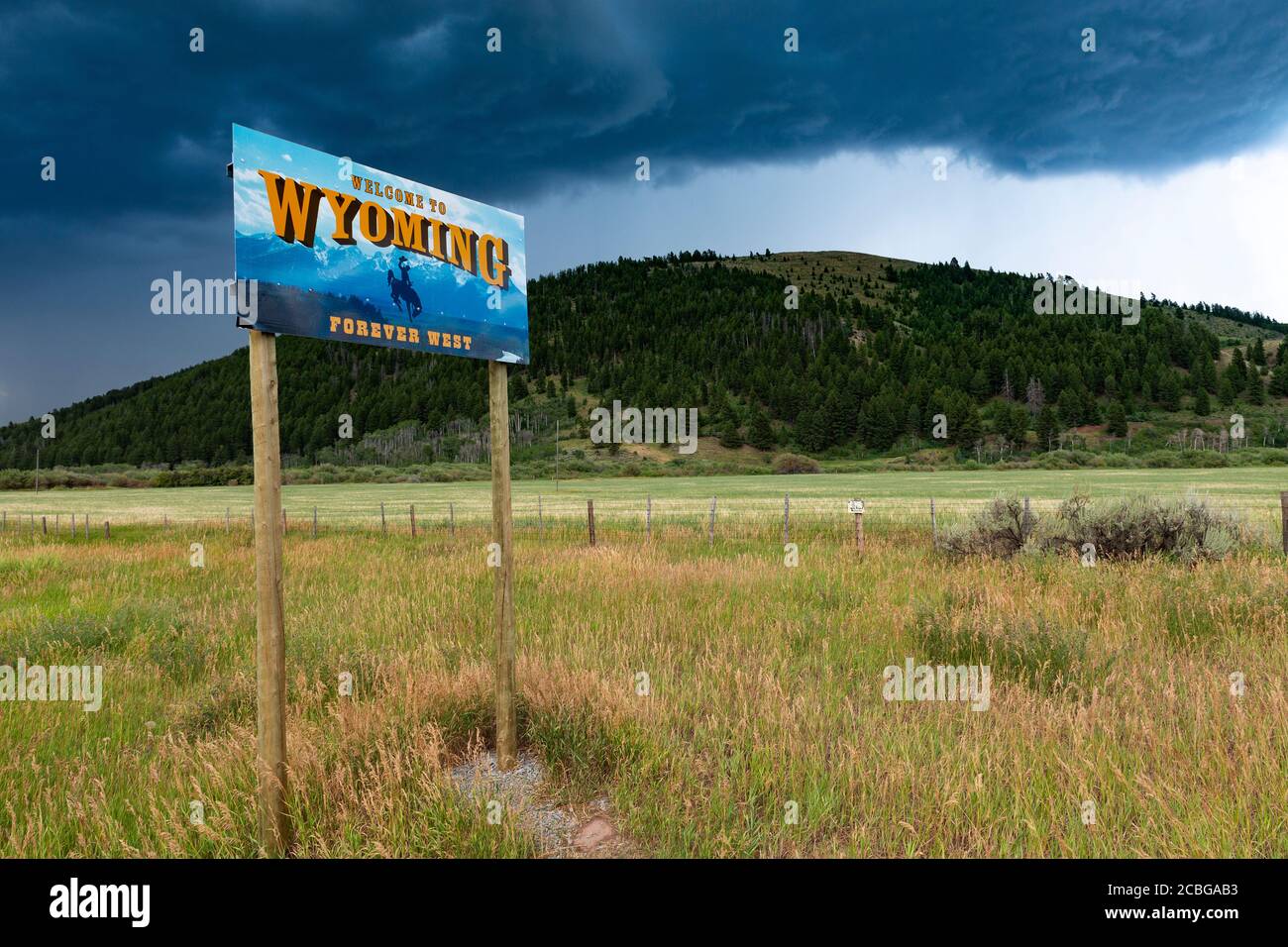Welcome sign montana hi-res stock photography and images - Alamy