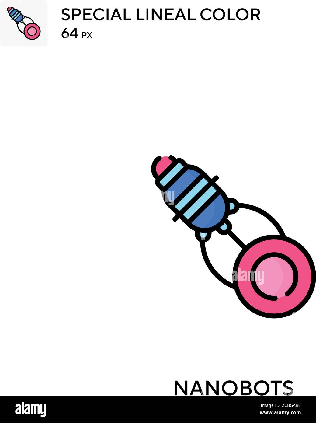 Nanobots Simple vector icon. Nanobots icons for your business project ...