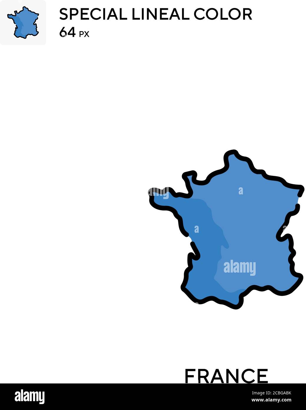 France Simple vector icon. France icons for your business project Stock ...